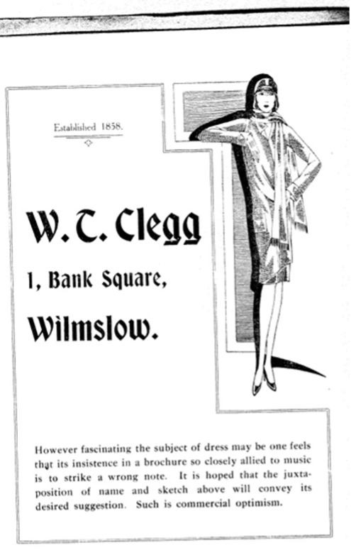 Clegg’s Department Store, Wilmslow – Wilmslow Historical Society
